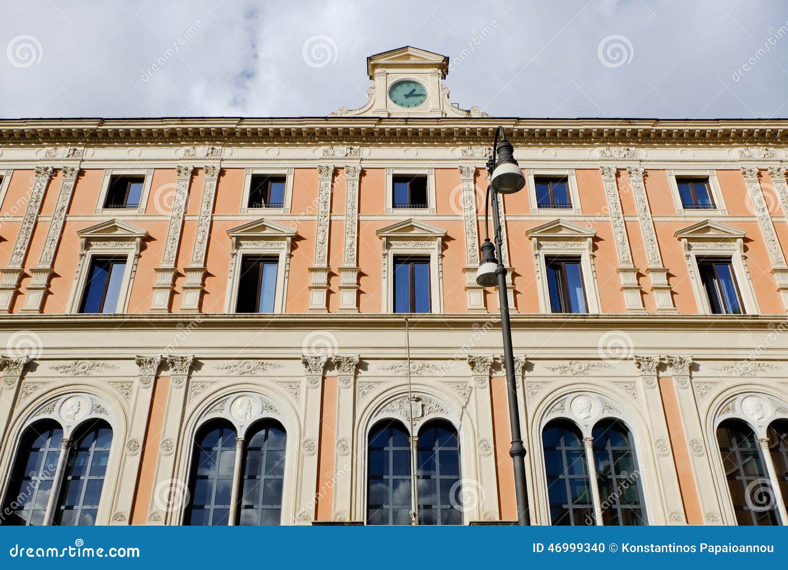 Office of Post and Telecommunications in Rome Stock Photo - Image of ...