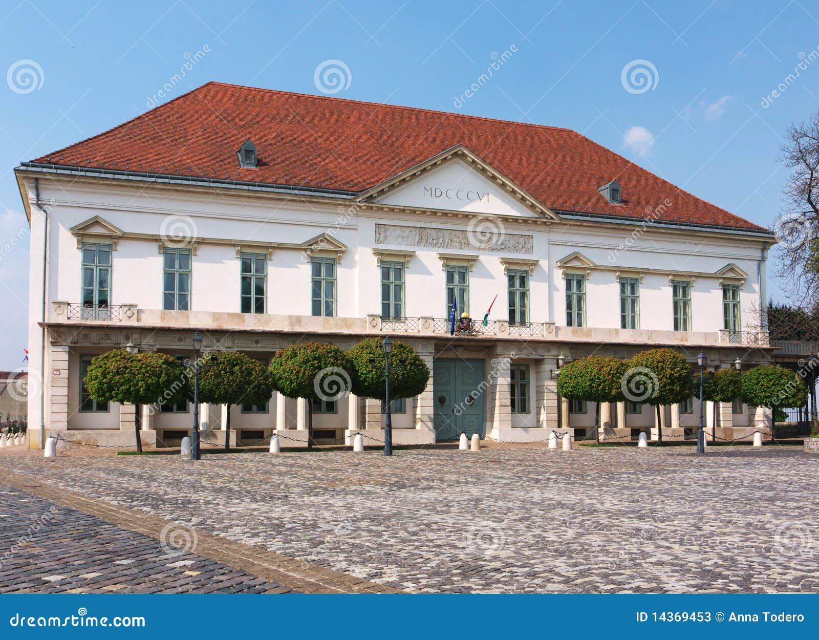 Office of the President of the Republic of Hungary Stock Image - Image ...