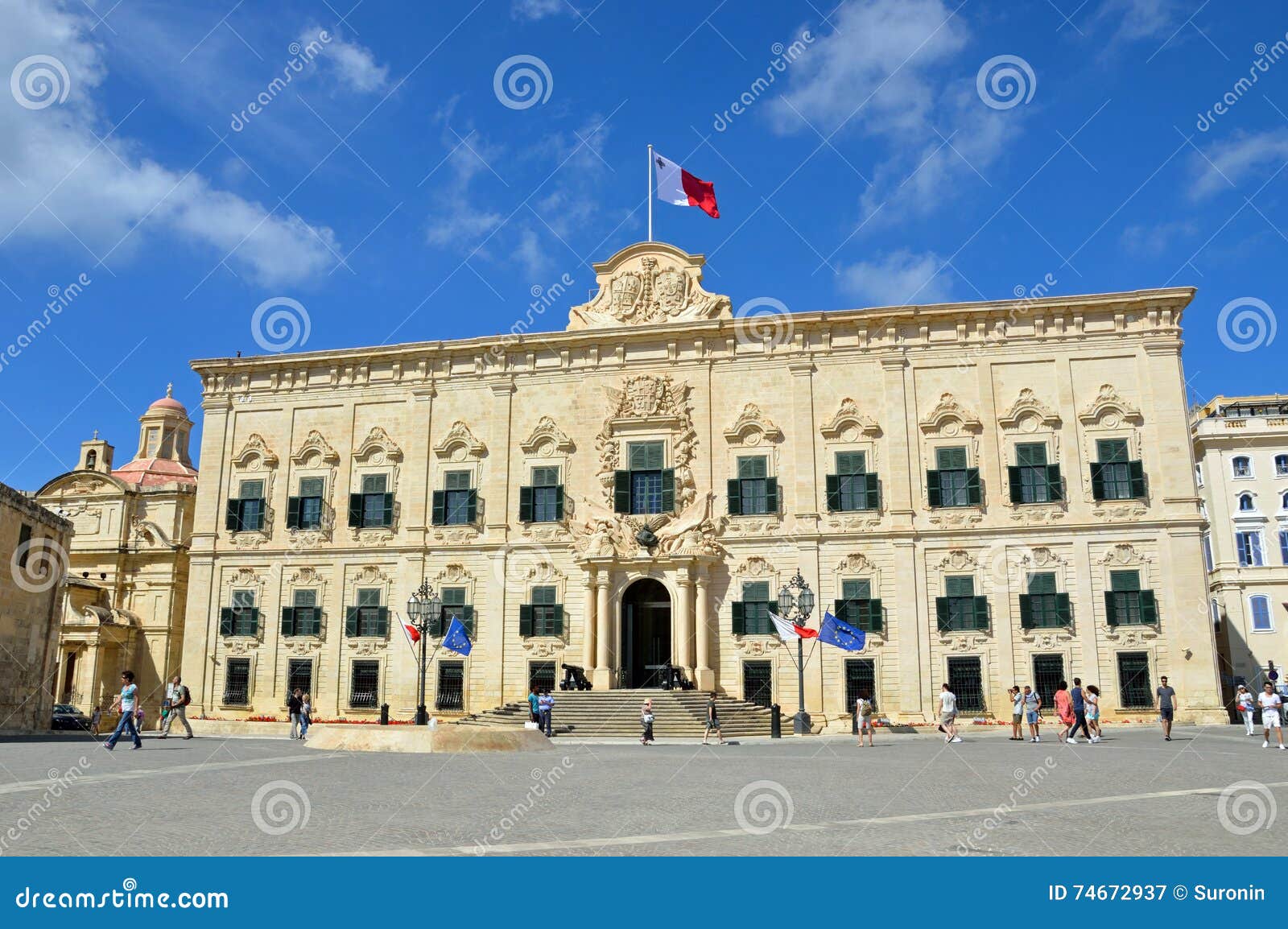Office of the Prime Minister in Malta Editorial Photography - Image of ...