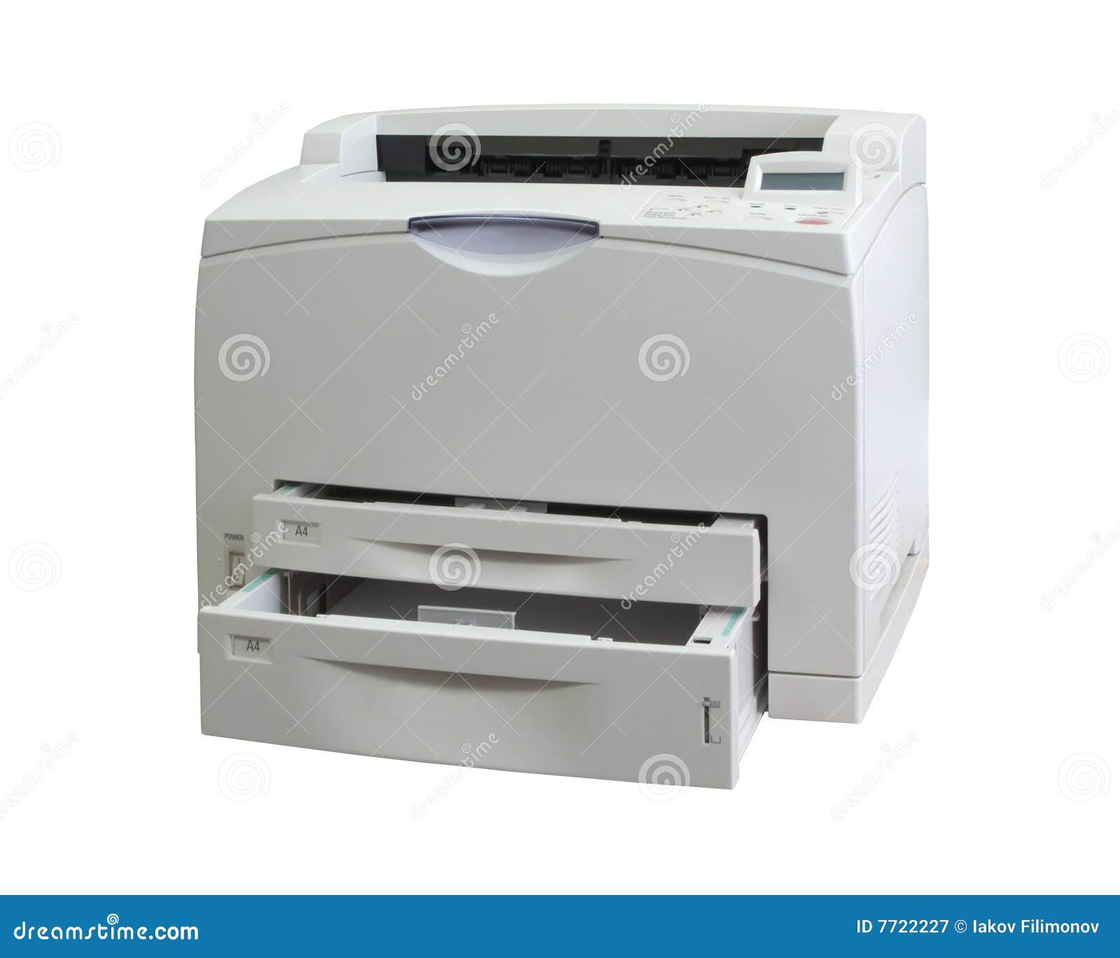 Office printer stock image. Image of modern, laser, white - 7722227