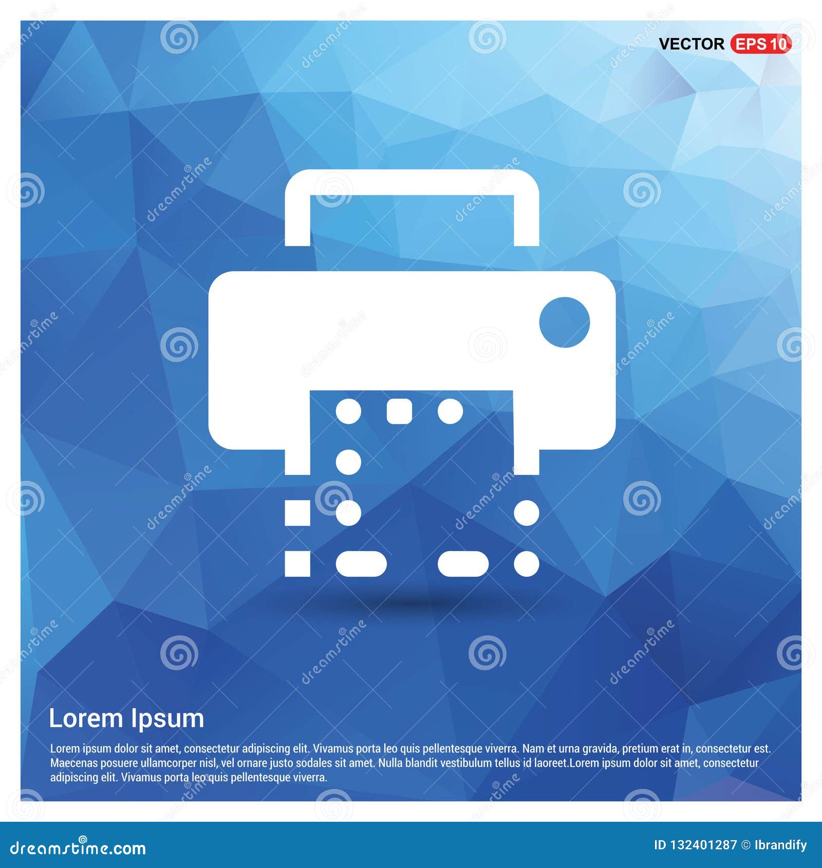 Office printer icon stock vector. Illustration of creative - 132401287