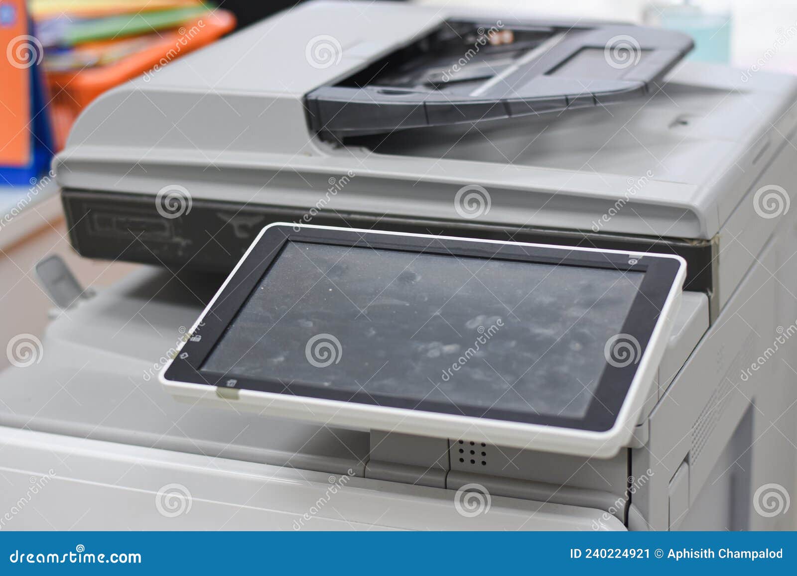 Office Printers are Used for Photocopying. Scan Documents in the Office ...
