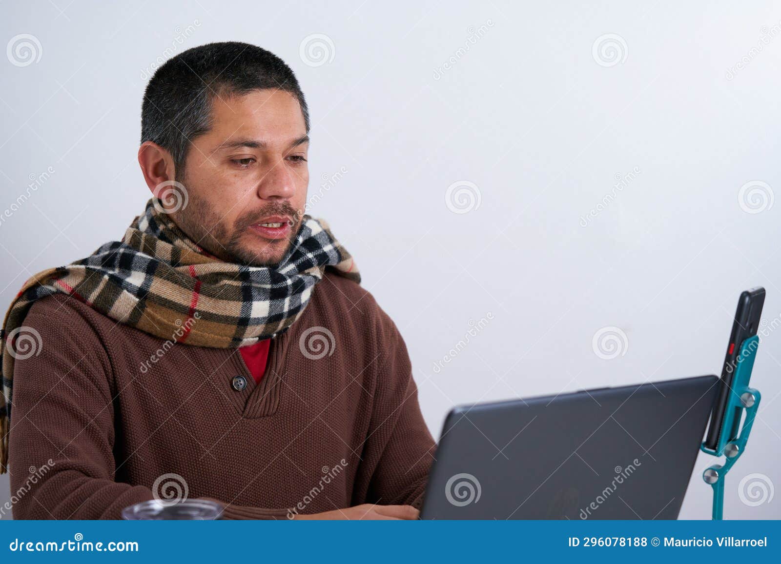 Office Professional Focused on Computer Work Stock Photo - Image of ...