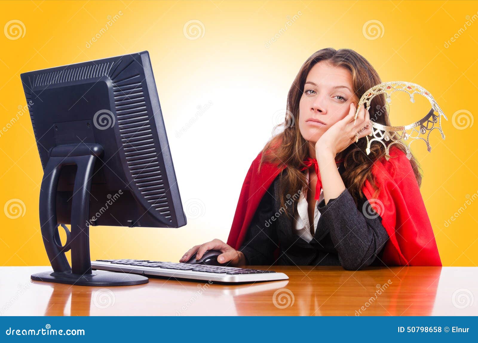 Office queen stock photo. Image of folders, employee - 50798658