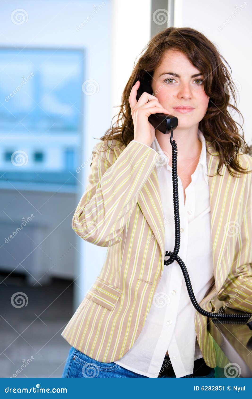 Office reception stock image. Image of communication, collar - 6282851