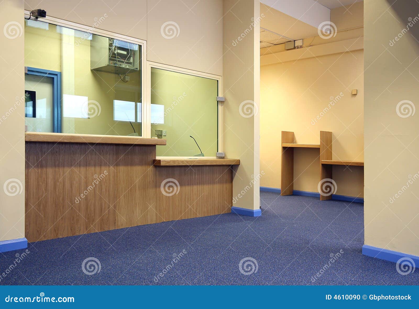 Office Reception Area stock photo. Image of skirting, radiator - 4610090