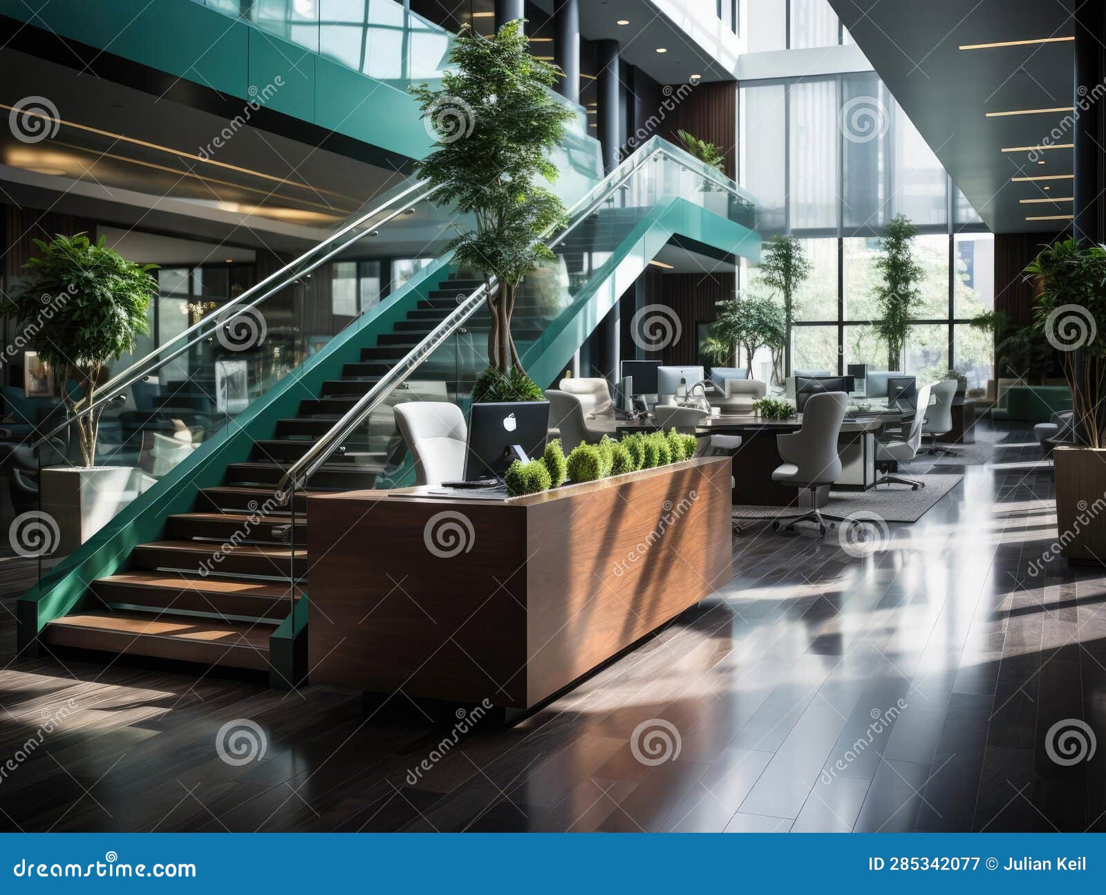 Office Reception With Augmented Reality Wayfinding Royalty-Free Stock ... Office Reception With Augmented Reality Wayfinding Royalty-Free Stock ...