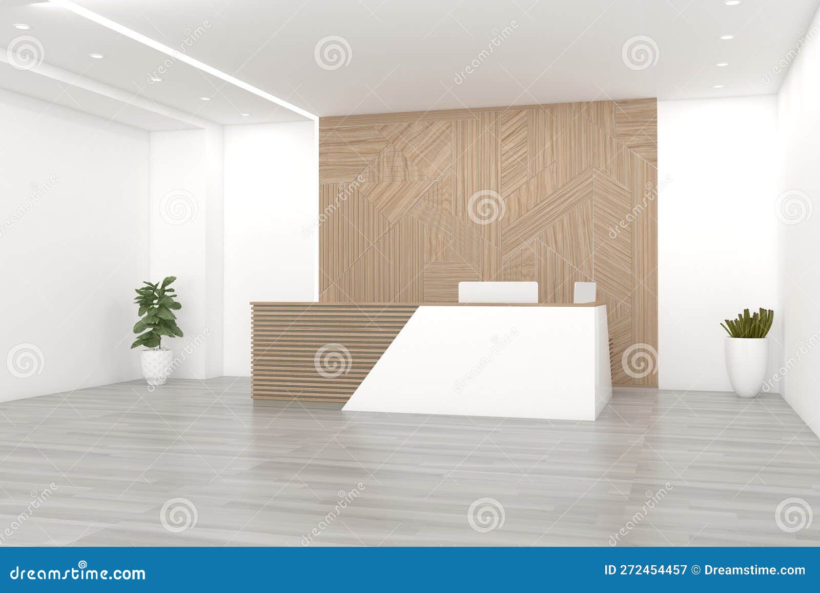 Office or Hotel Reception Logo Mockup Stock Illustration - Illustration ...