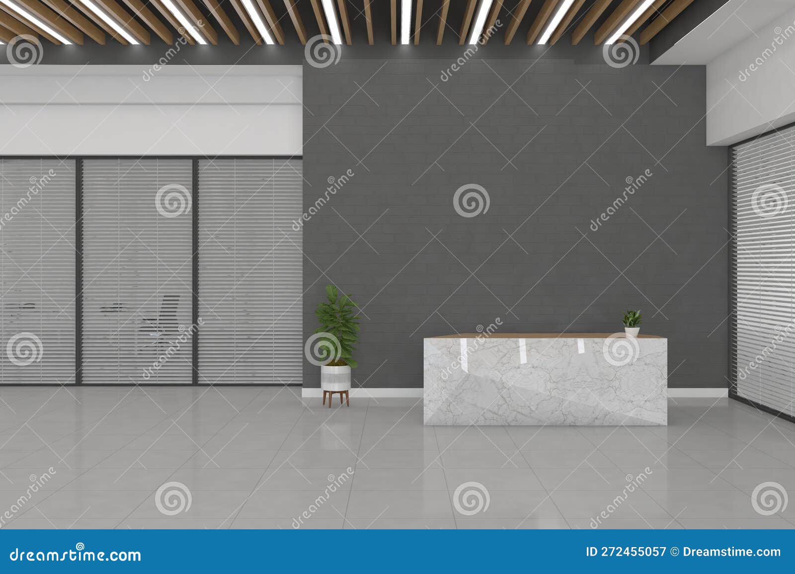 Office or Hotel Reception Logo Mockup Stock Illustration - Illustration ...
