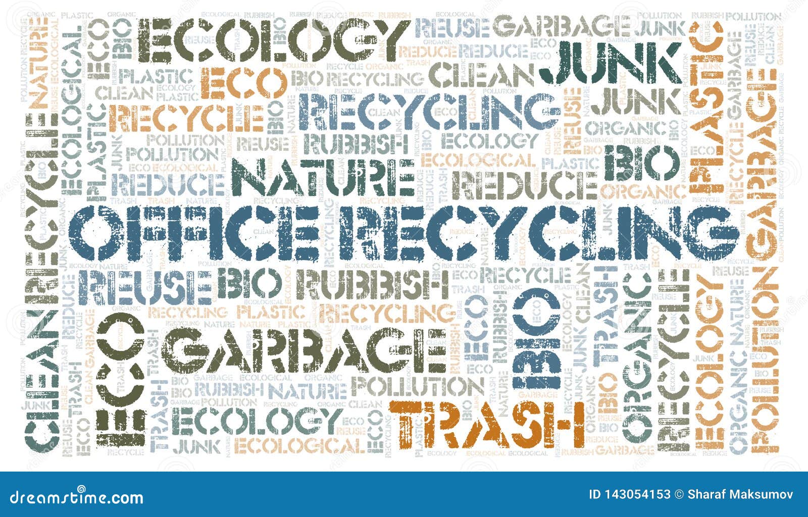 Office Recycling Word Cloud Stock Image - Image of cloud, ecology ...