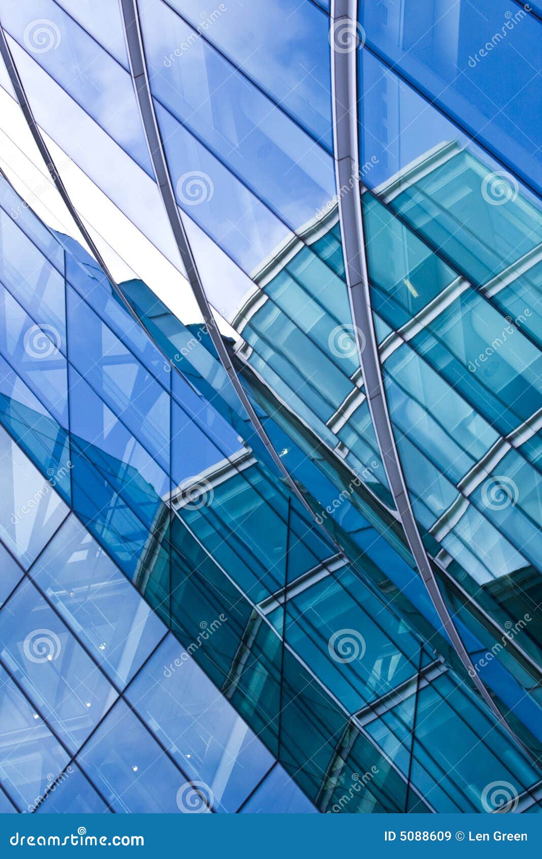 Office Reflections stock image. Image of protection, curve - 5088609