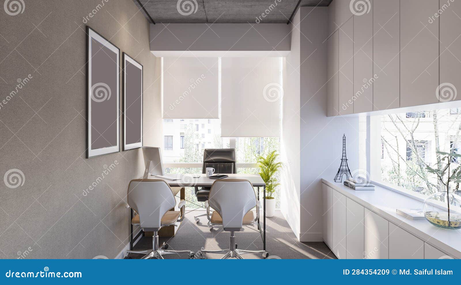Office Rejuvenation Upgrading and Refreshing Work Spaces Stock Image ...