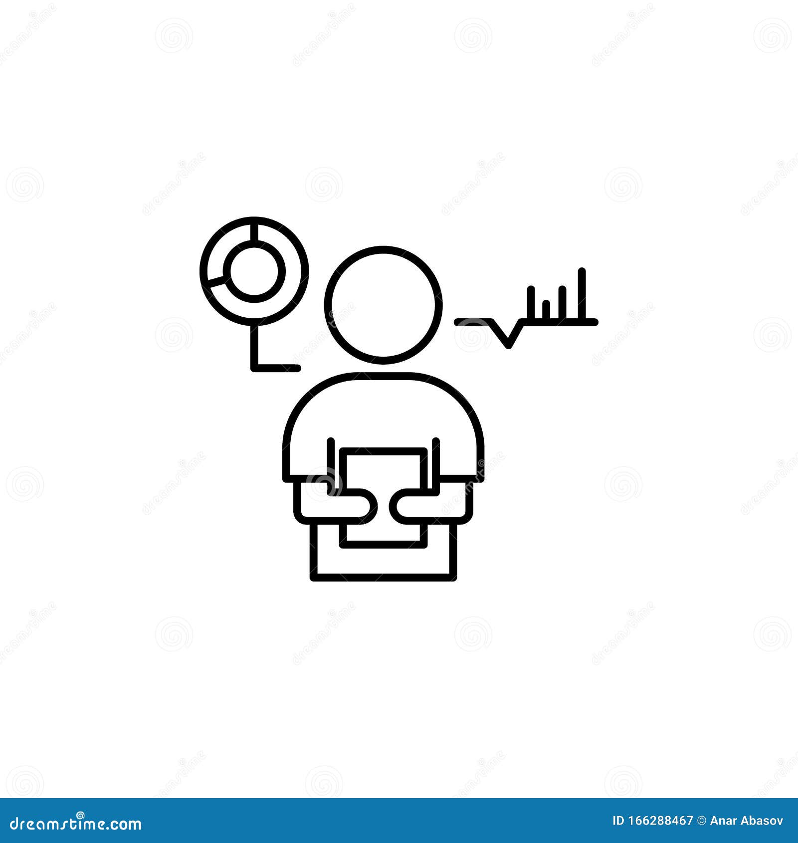 Office, Report, Worker Icon. Element of Teamwork for Mobile Concept and ...