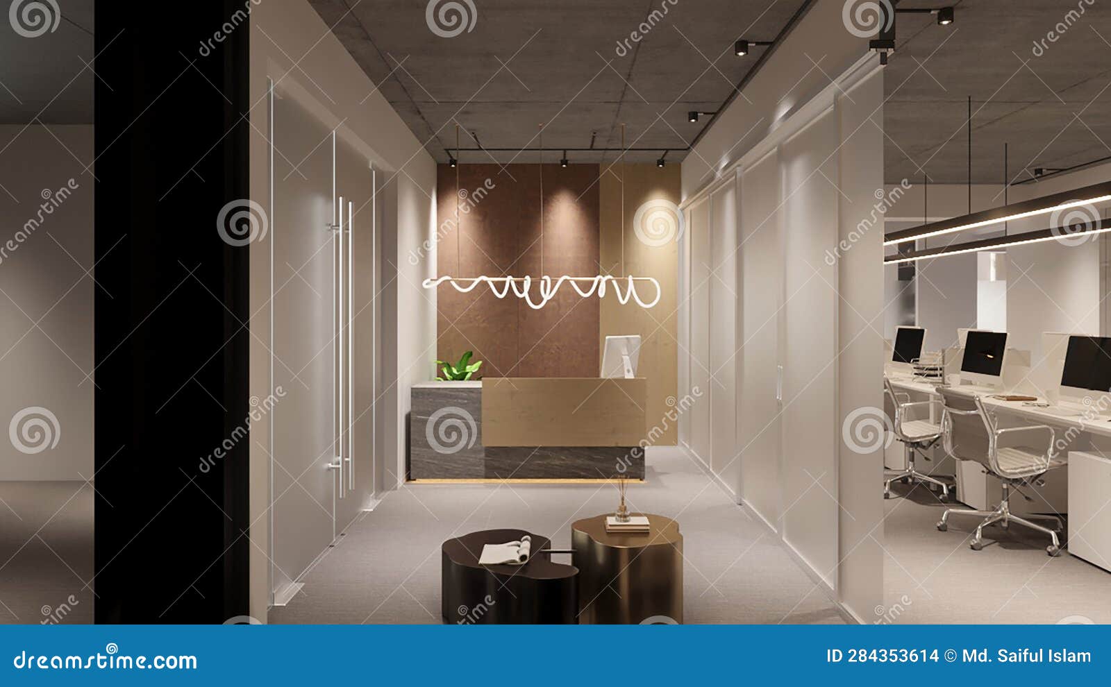 Office Revamp Transforming Work Spaces for Success Stock Photo - Image ...