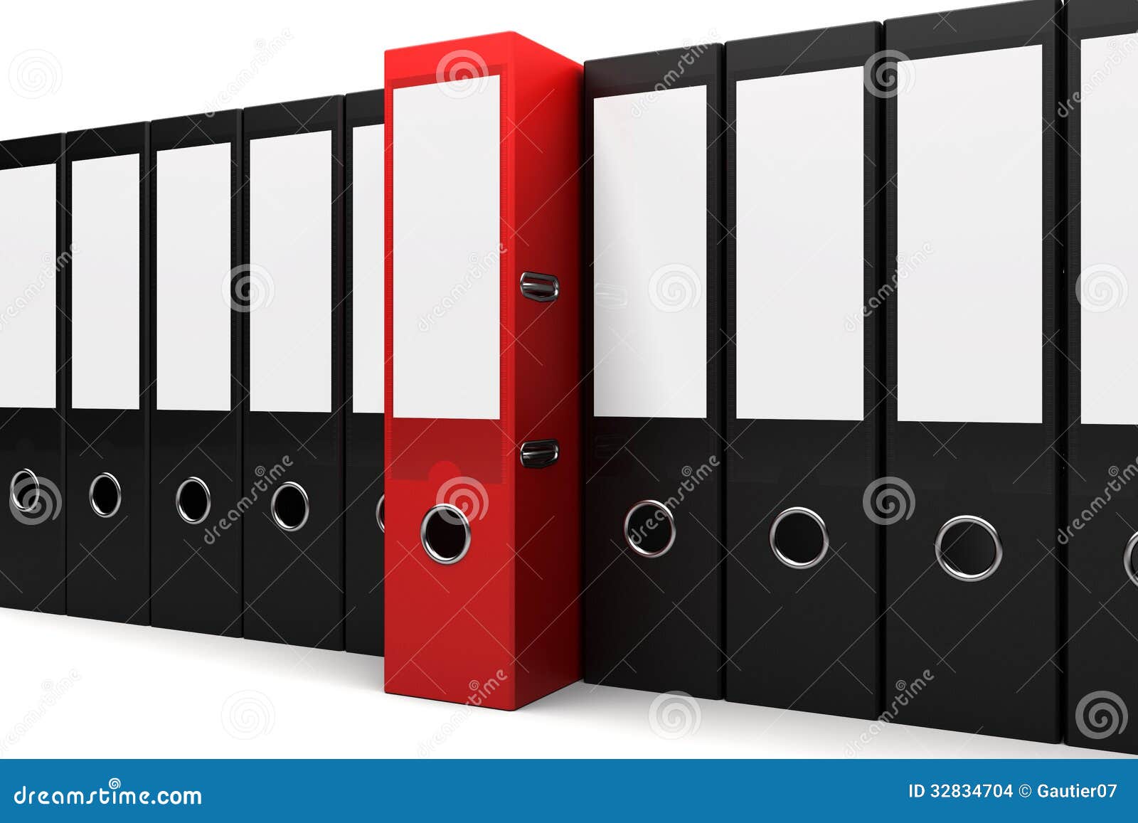 Office ring binder stock illustration. Illustration of dossier - 32834704