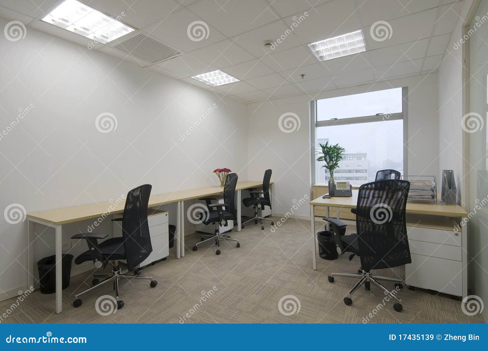 Office room stock image. Image of decorate, business - 17435139