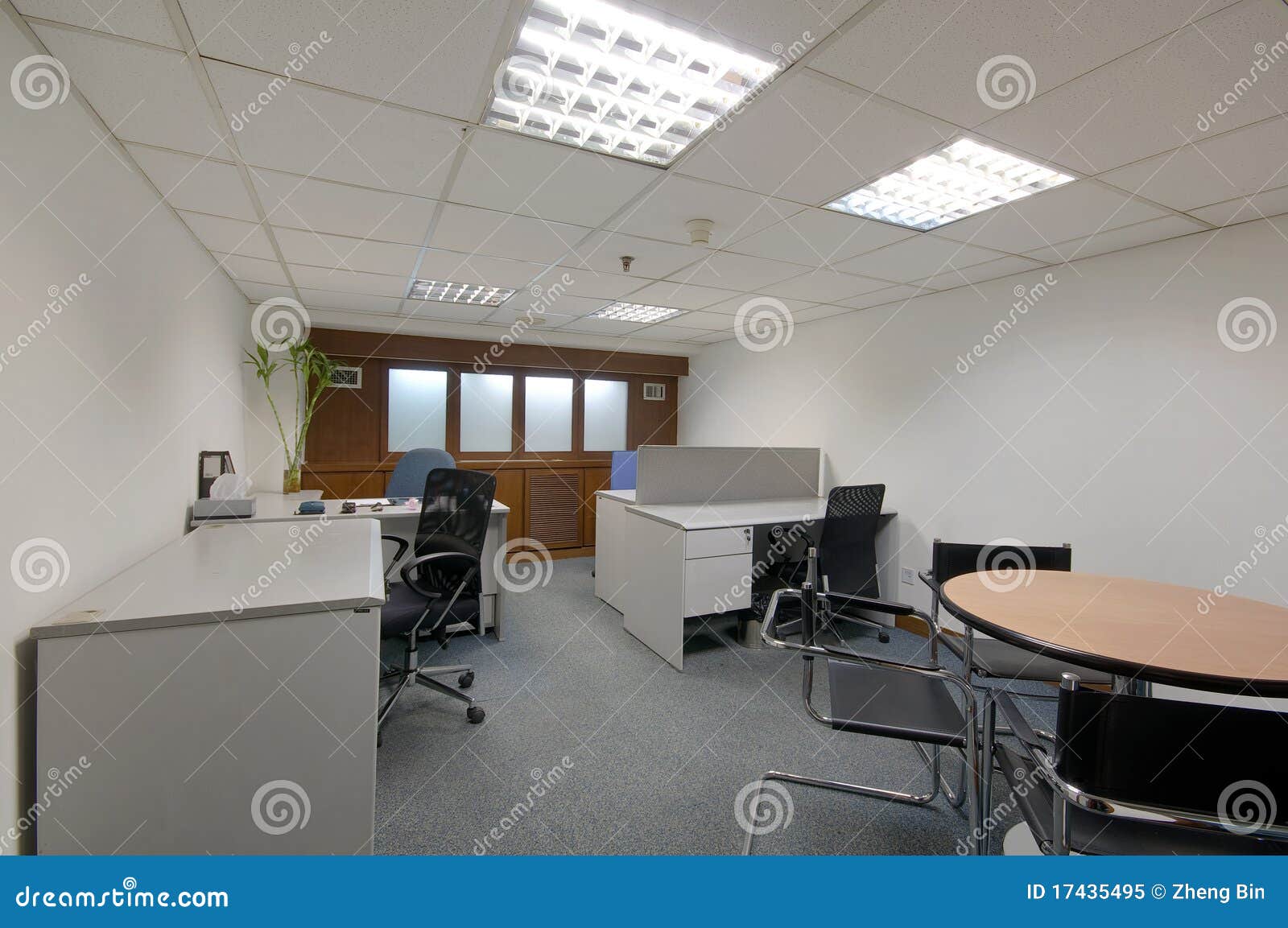 Office room stock image. Image of centre, furniture, decoration - 17435495