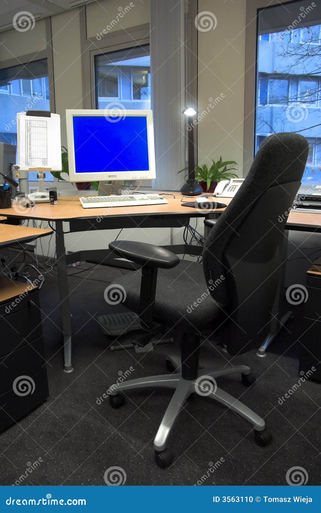 Office room stock photo. Image of equipment, office, computer - 3563110