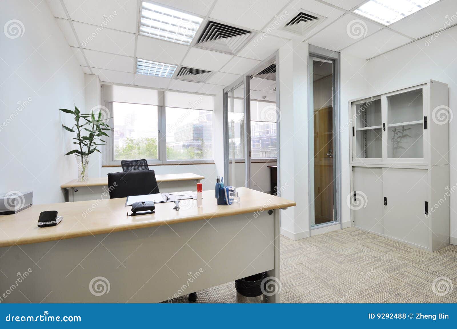 Office room stock photo. Image of centre, center, estate - 9292488