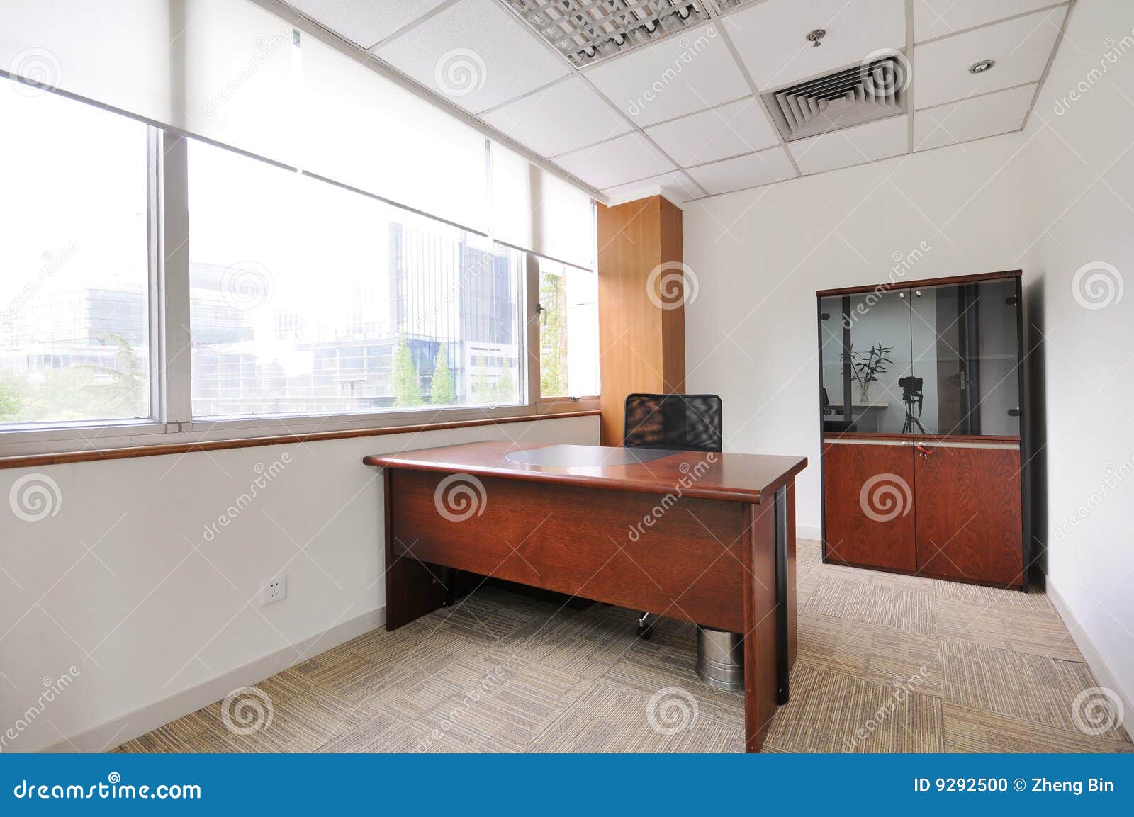 Office room stock photo. Image of artwork, flooring, green - 9292500