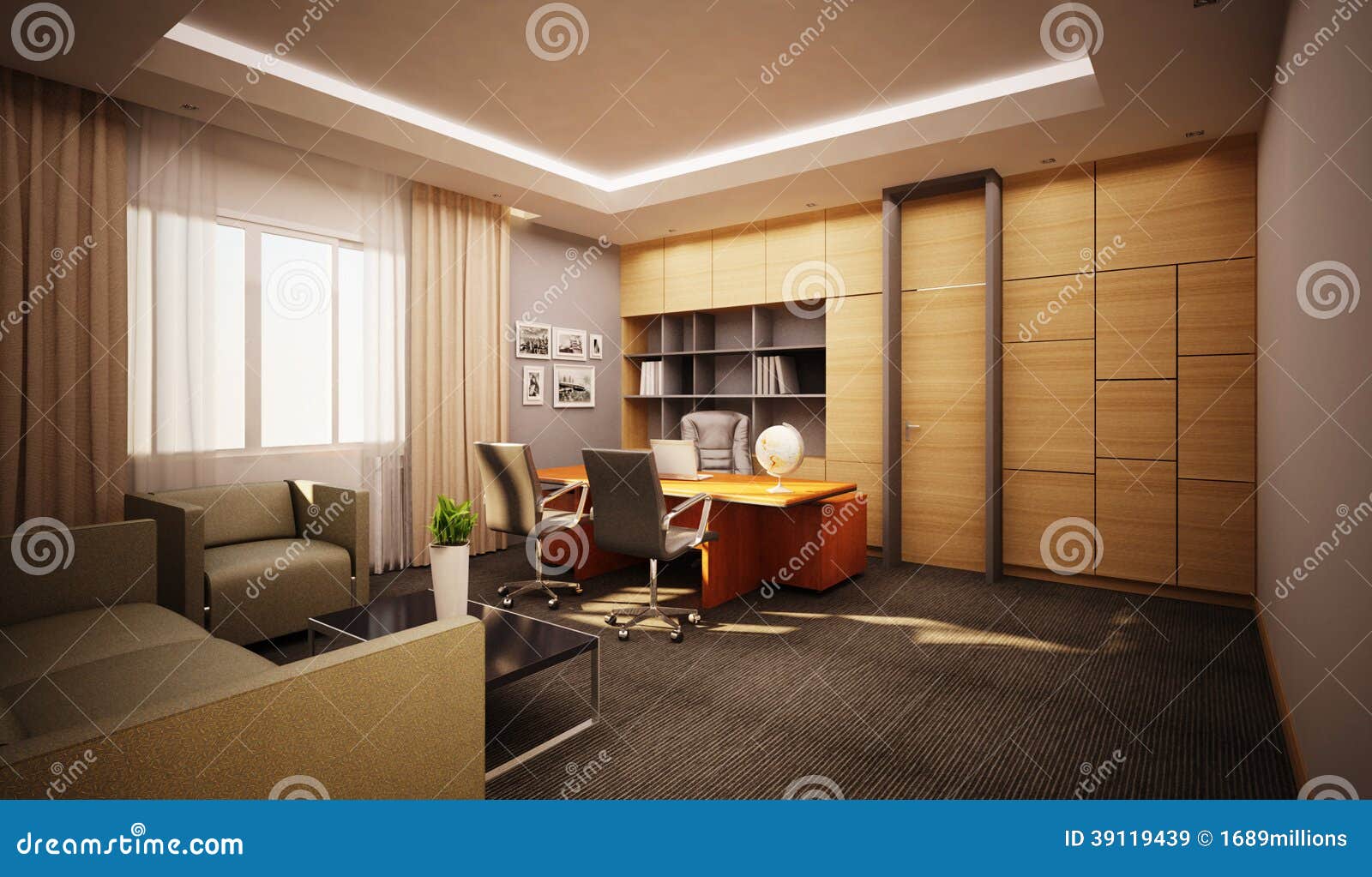 Office room editorial stock image. Illustration of equipment - 39119439