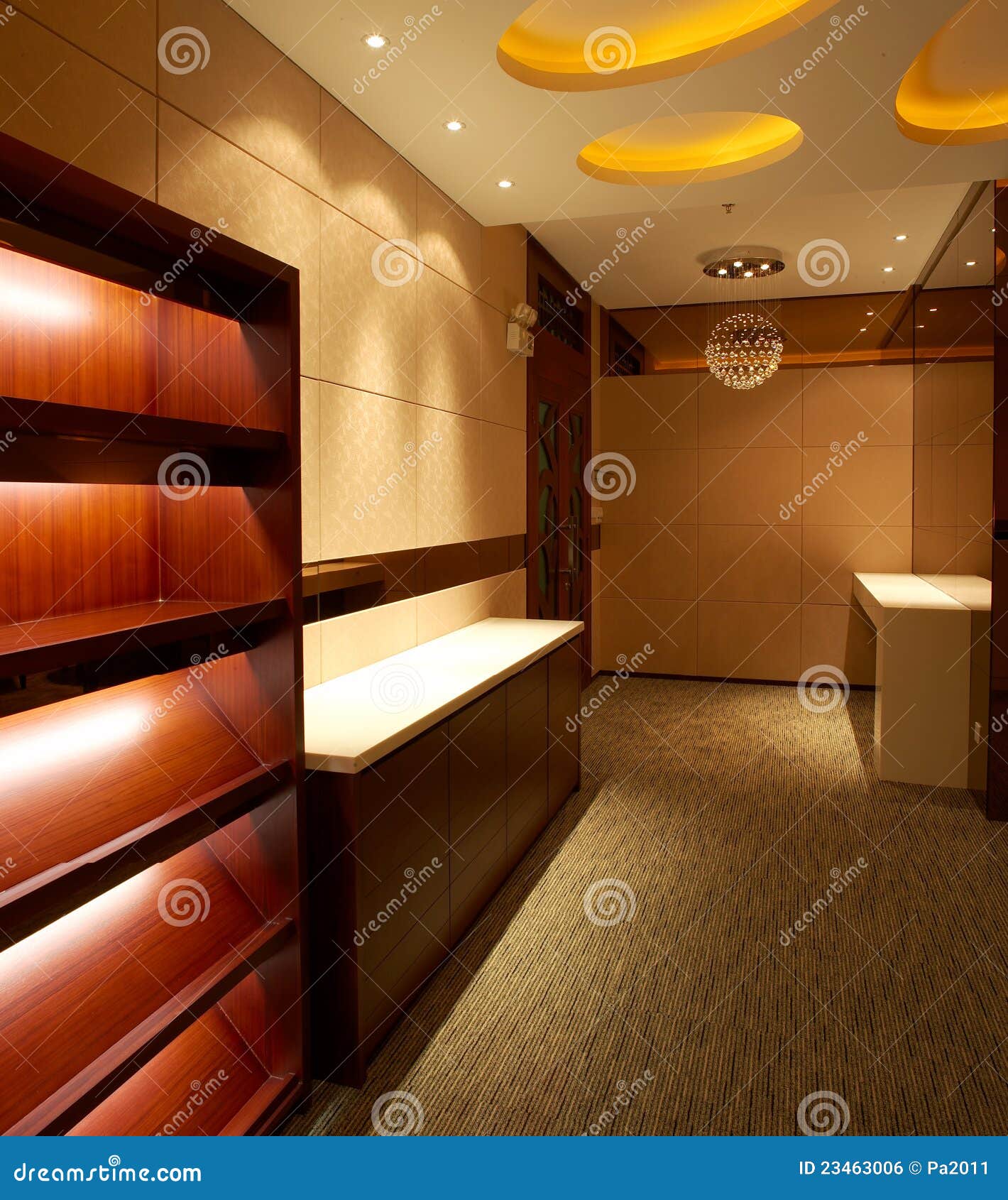 Office room corridor stock photo. Image of color, indoors - 23463006