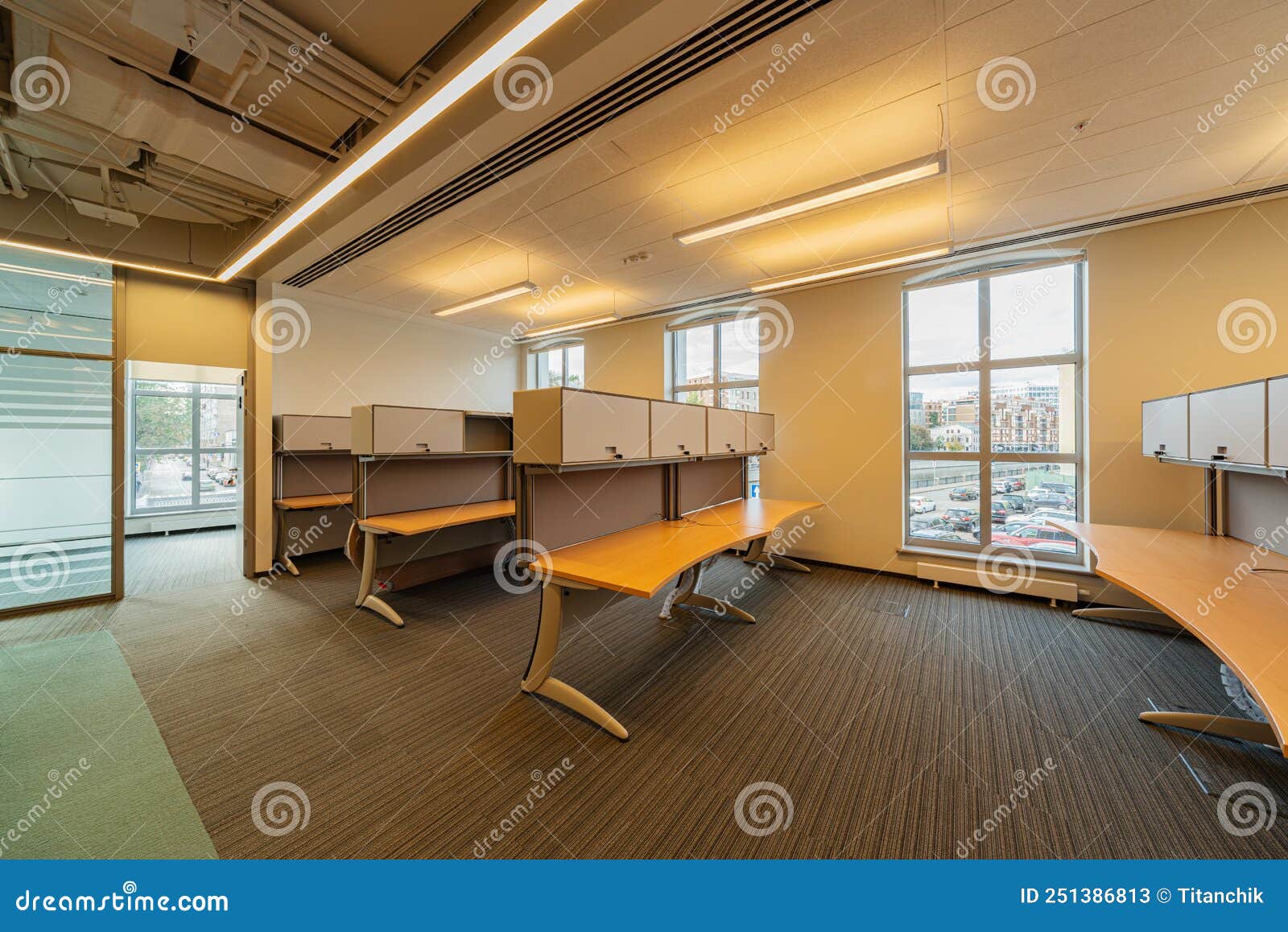 Office Room for Doing Business - Place of Work Stock Image - Image of ...