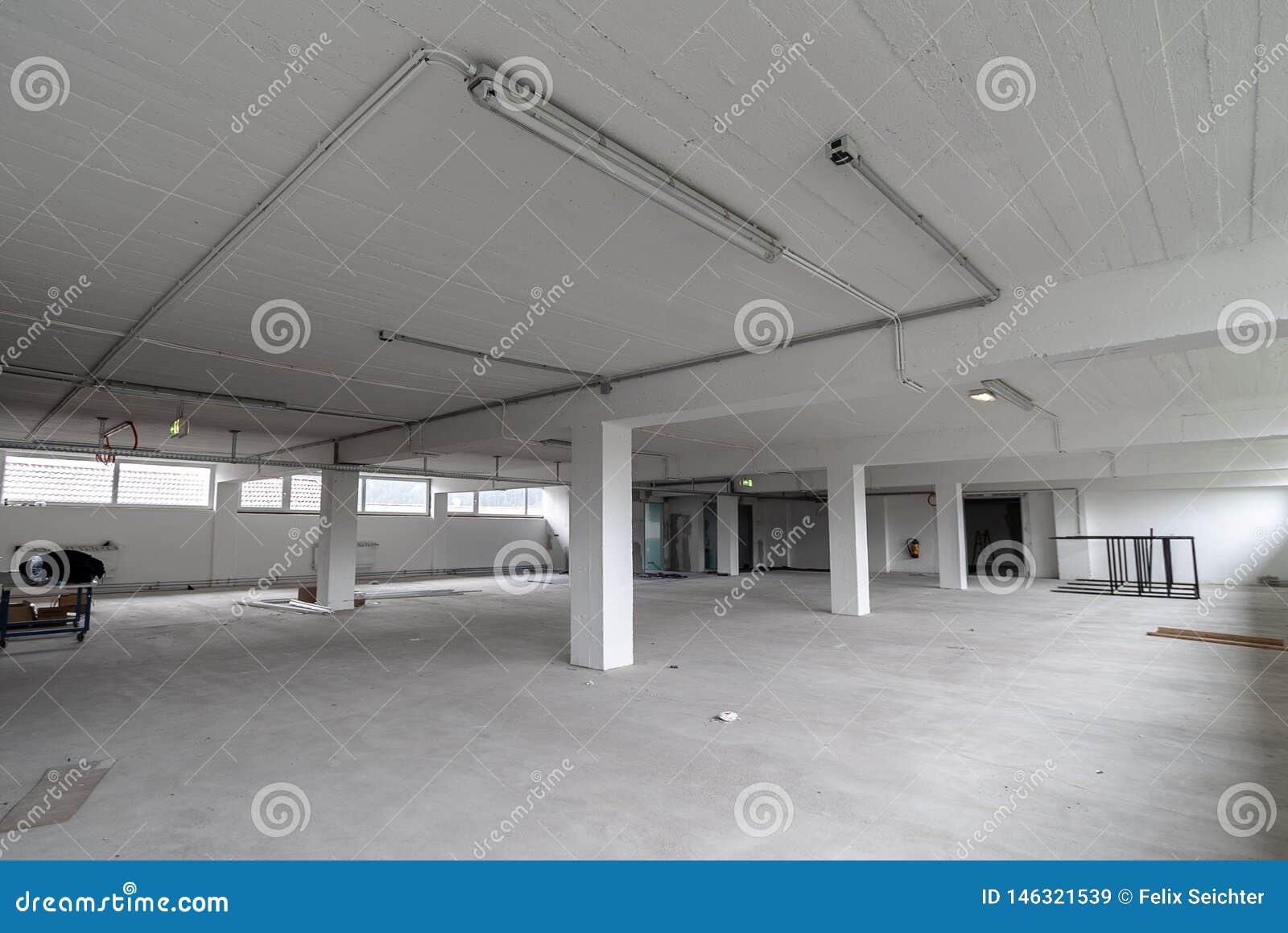 Office Room is Under Renovation or Under Construction Stock Image ...