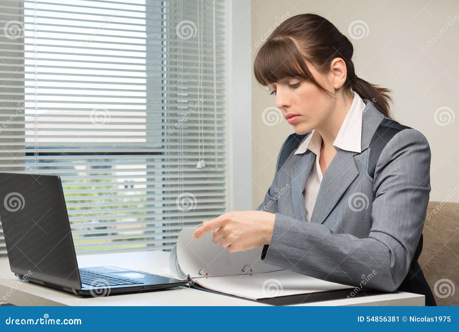 The office routine stock image. Image of explaining, idea - 54856381
