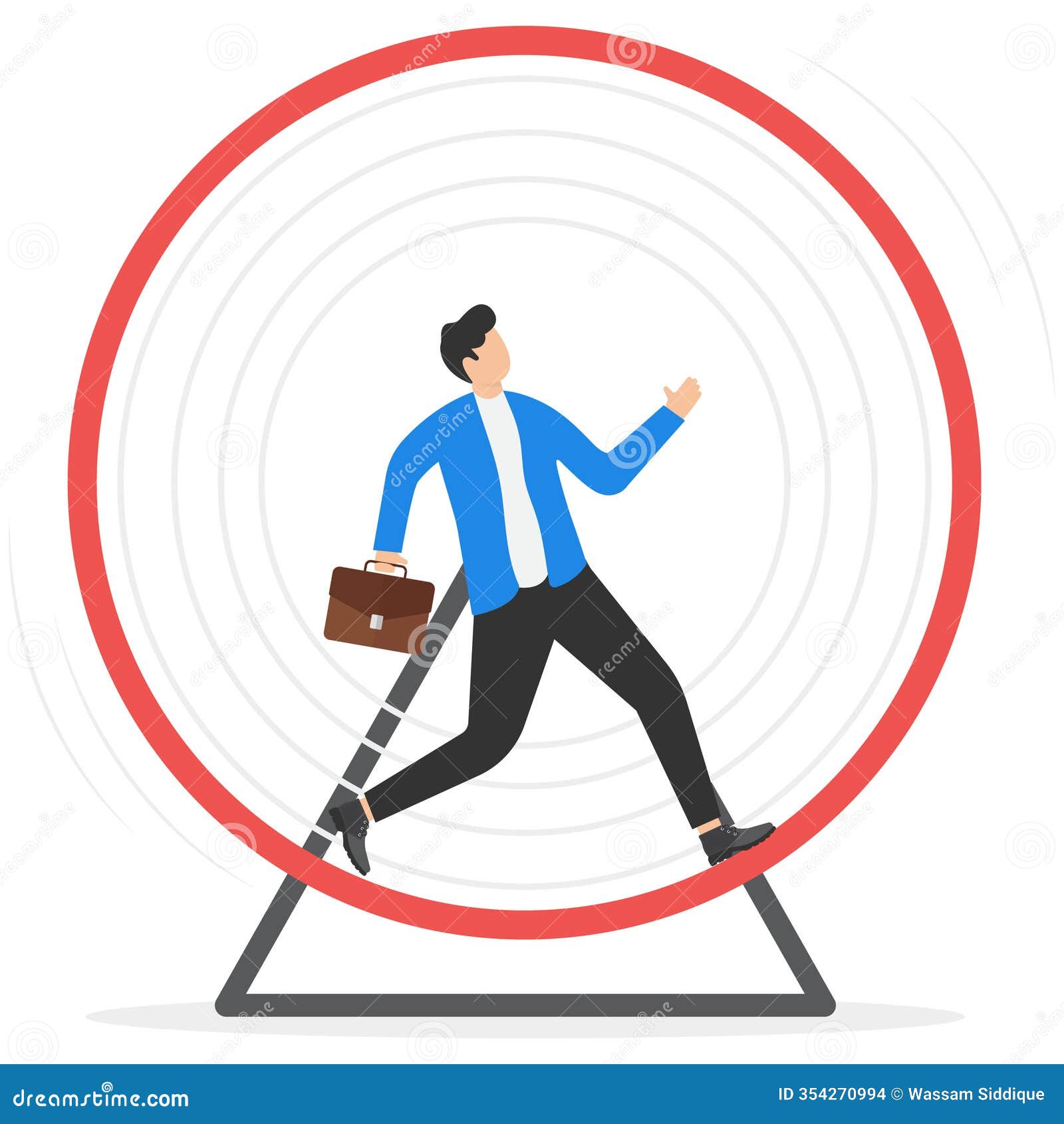 Office Salaryman Work in a Loop with No Career Path, Tired of Overwork ...