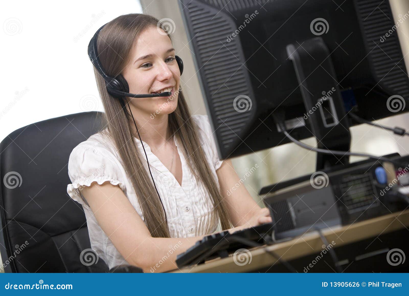 Office Scene stock photo. Image of helpline, business - 13905626