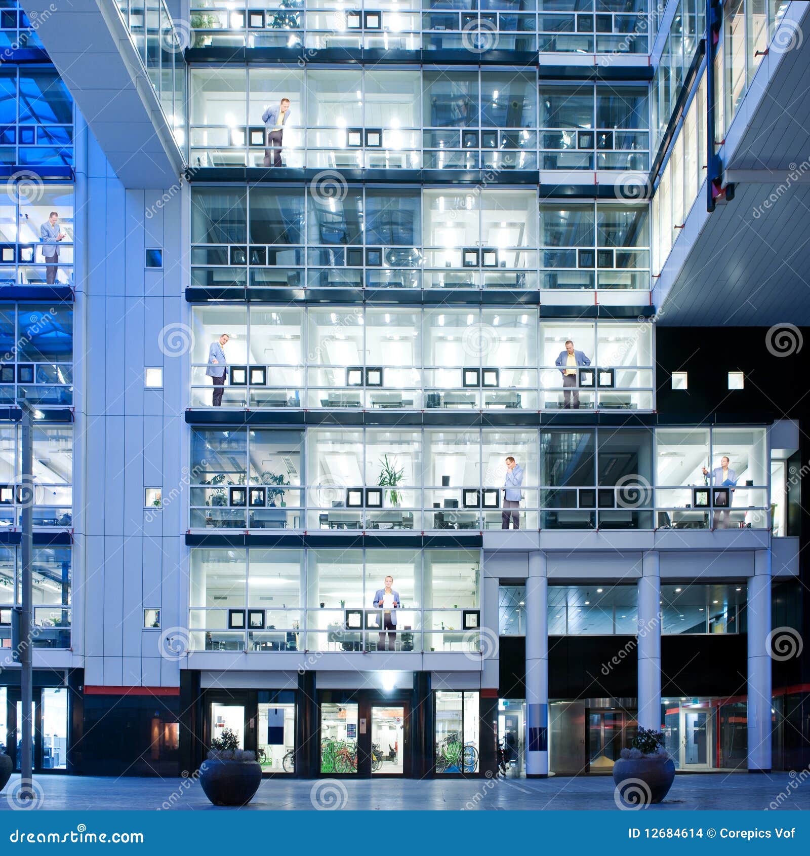 Office scenes stock photo. Image of indoors, high, building - 12684614