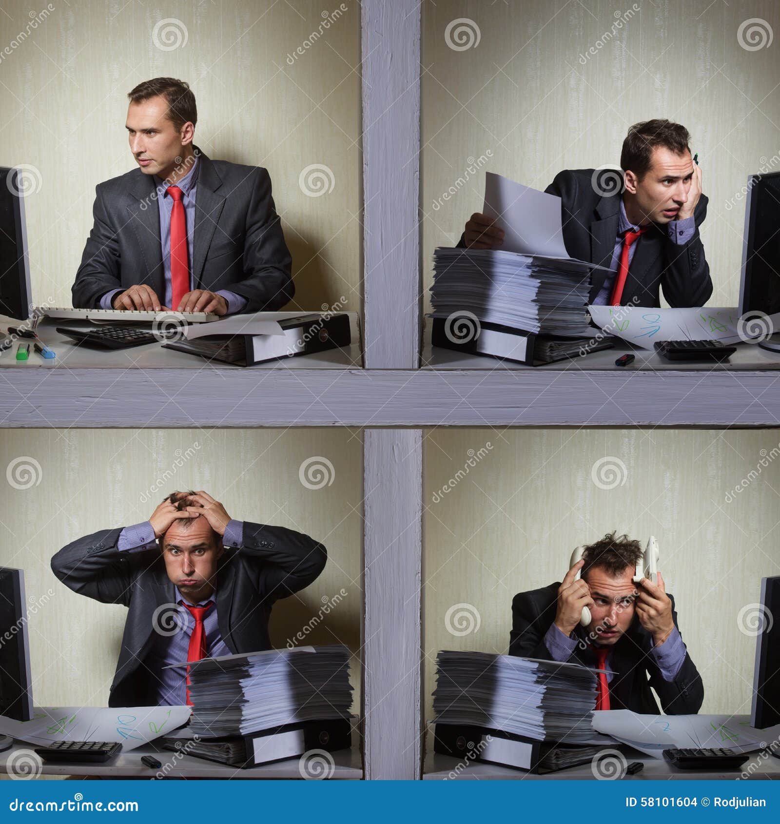 Office scenes stock photo. Image of overload, duties - 58101604