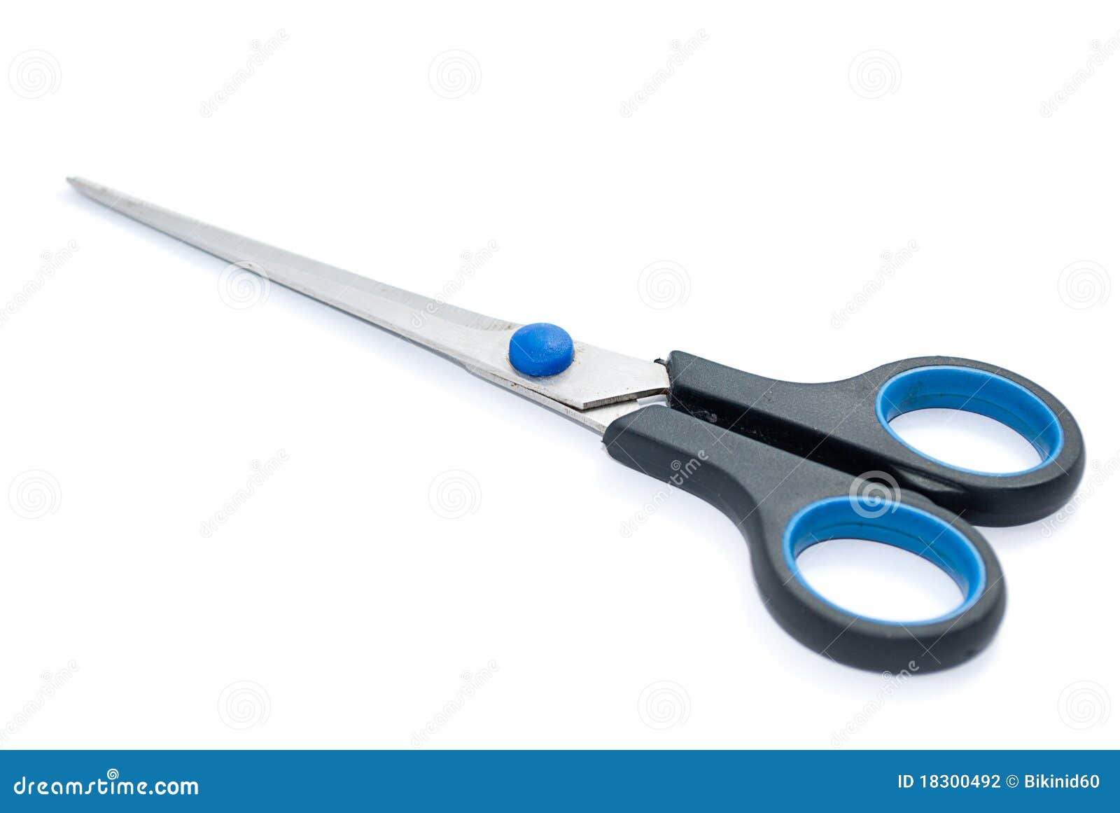 Office scissors stock photo. Image of instrument, cutting - 18300492