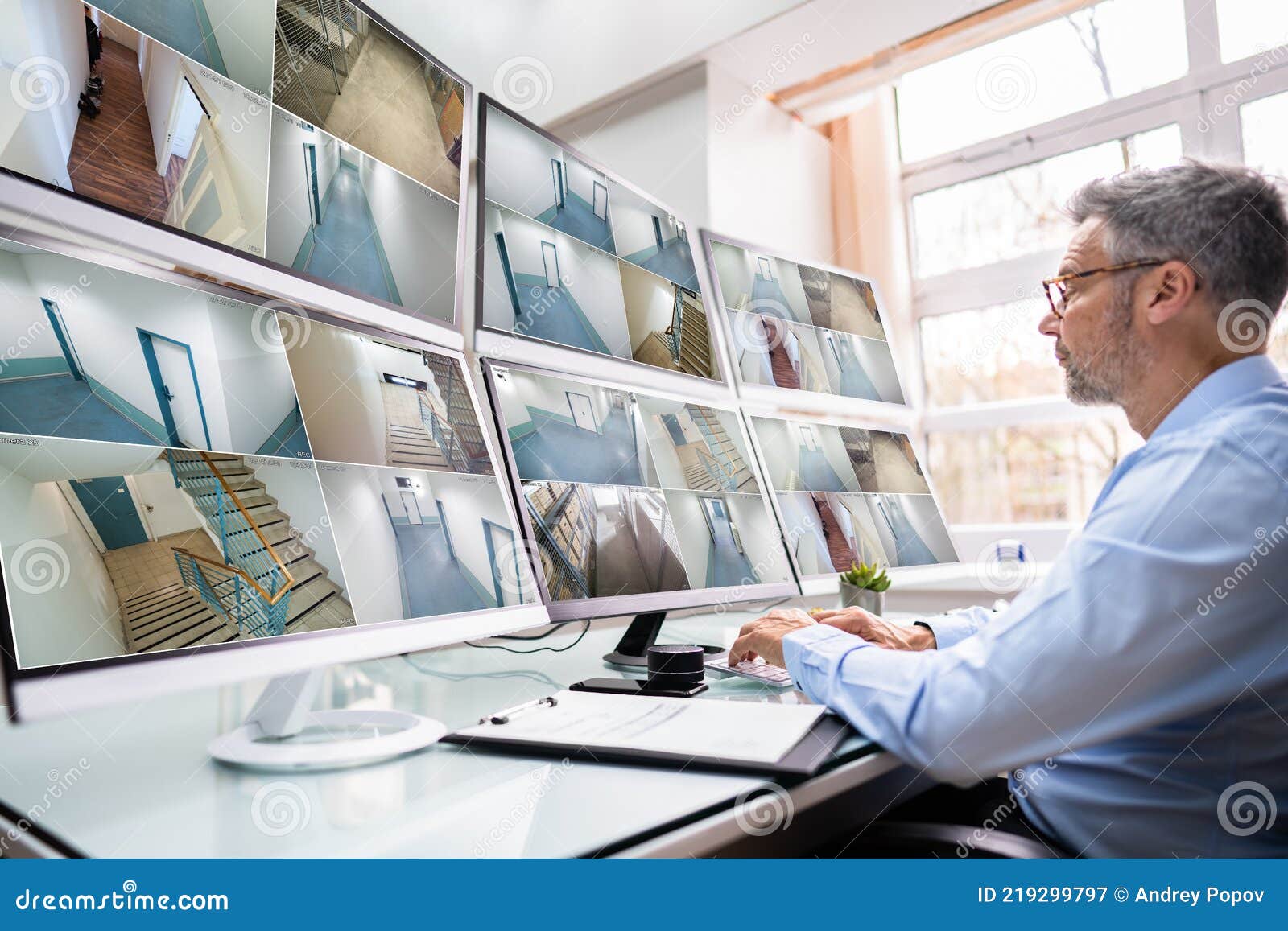 Office Security System stock image. Image of management - 219299797