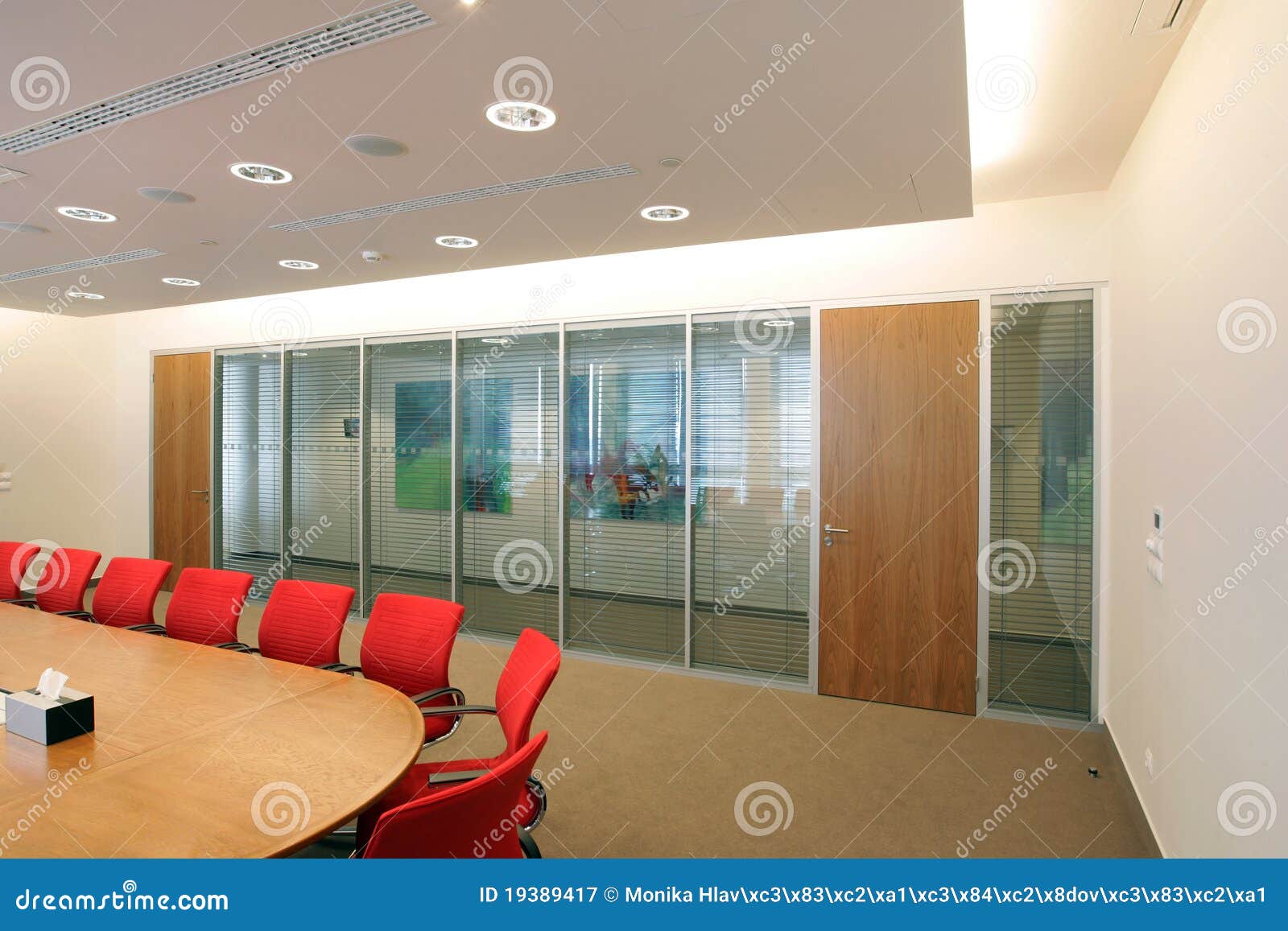 Office setting stock image. Image of desk, light, cupboard - 19389417