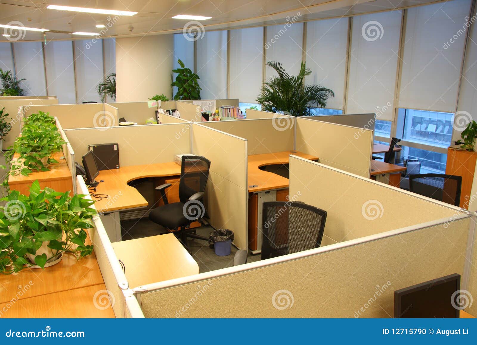 Office settings stock photo. Image of grey, contemporary - 12715790