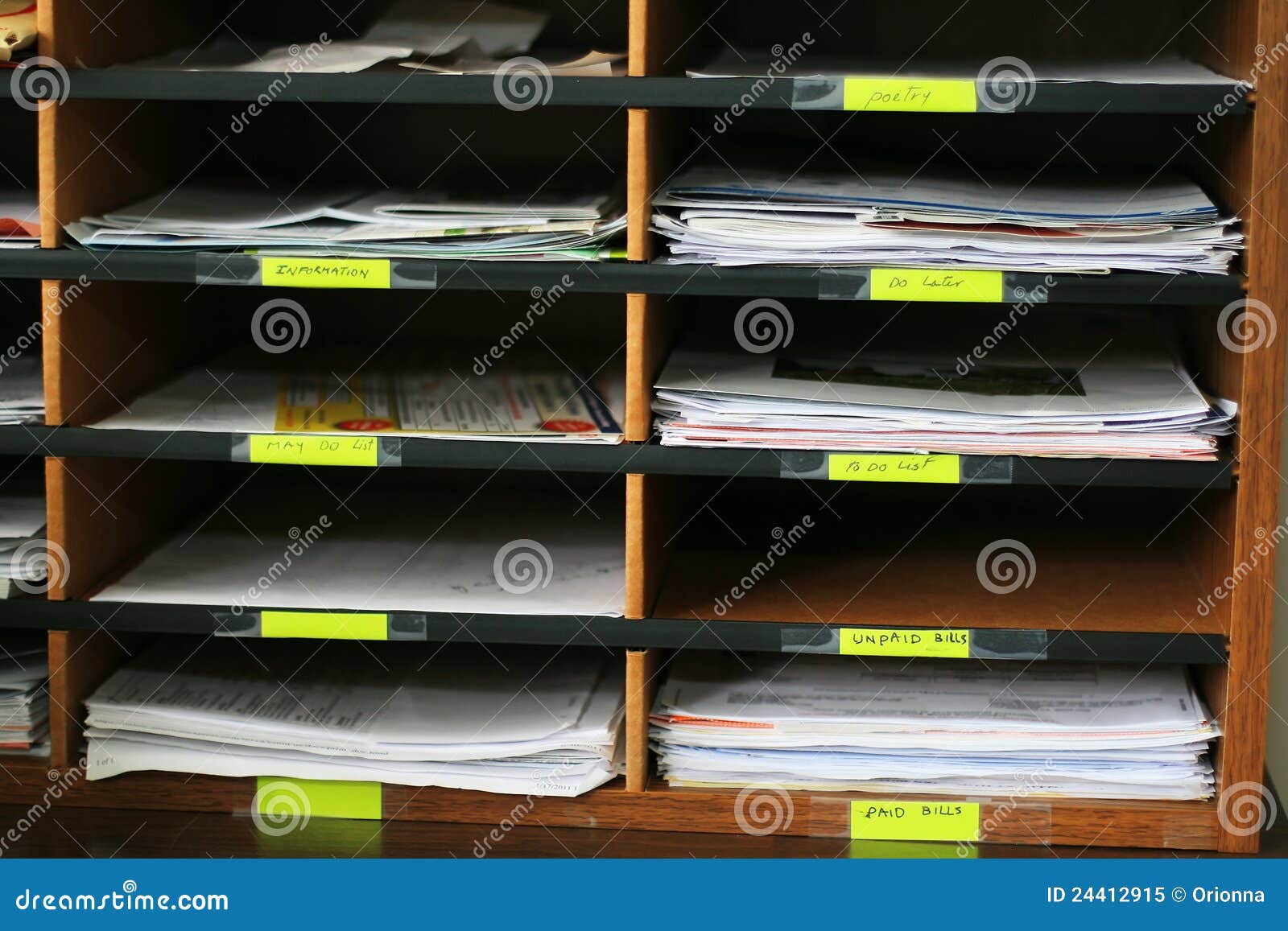 Office Shelves Full of Files Stock Image - Image of file, full: 24412915