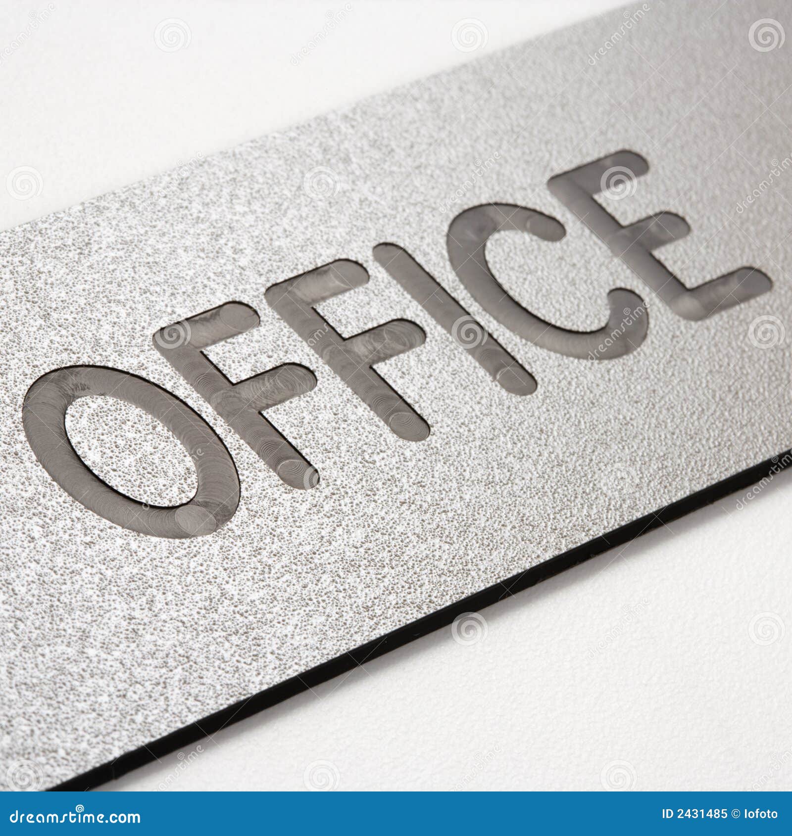 Office sign. stock image. Image of text, isolated, label - 2431485