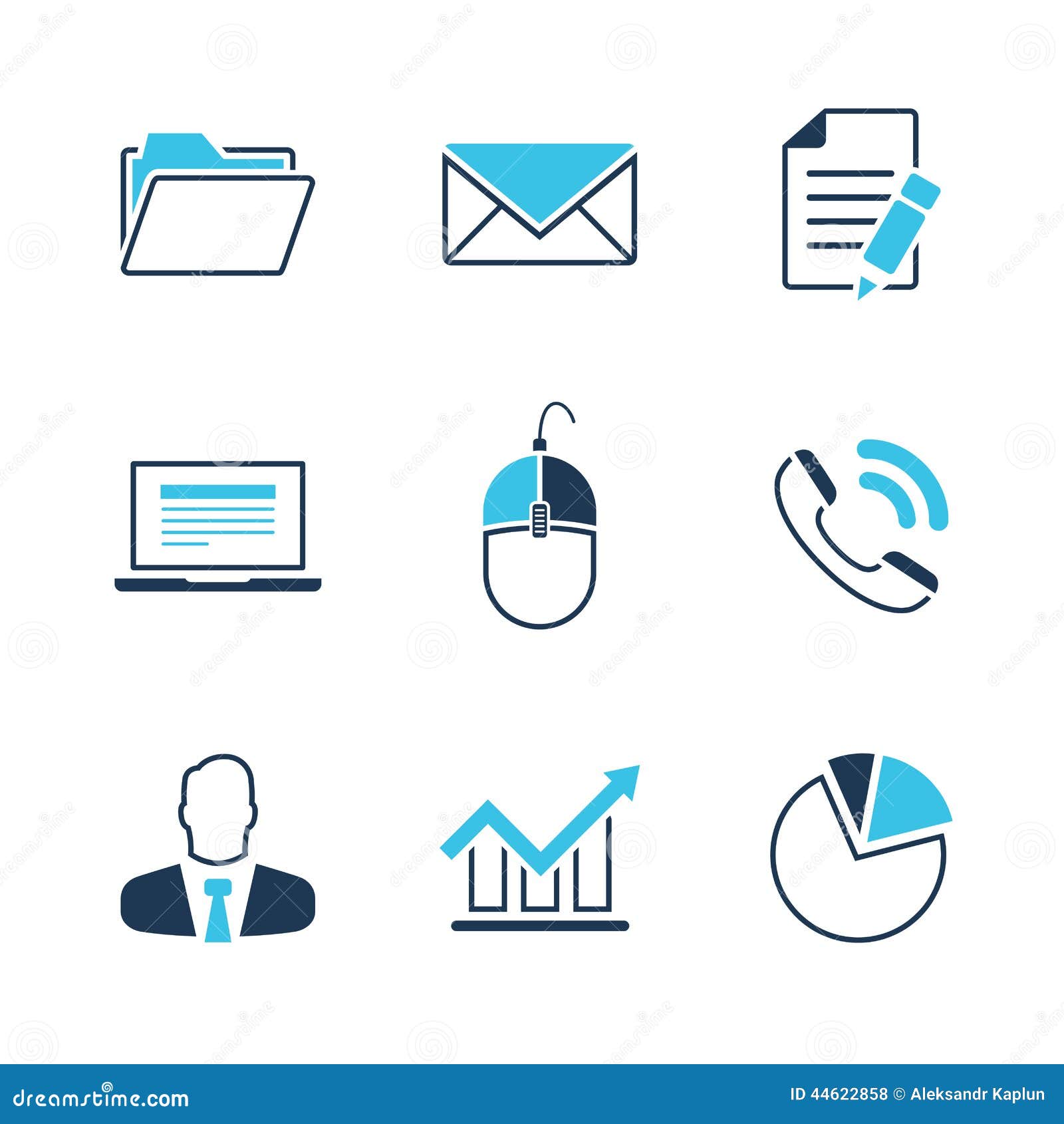 Office Simple Vector Icon Set Stock Vector - Illustration of simple ...