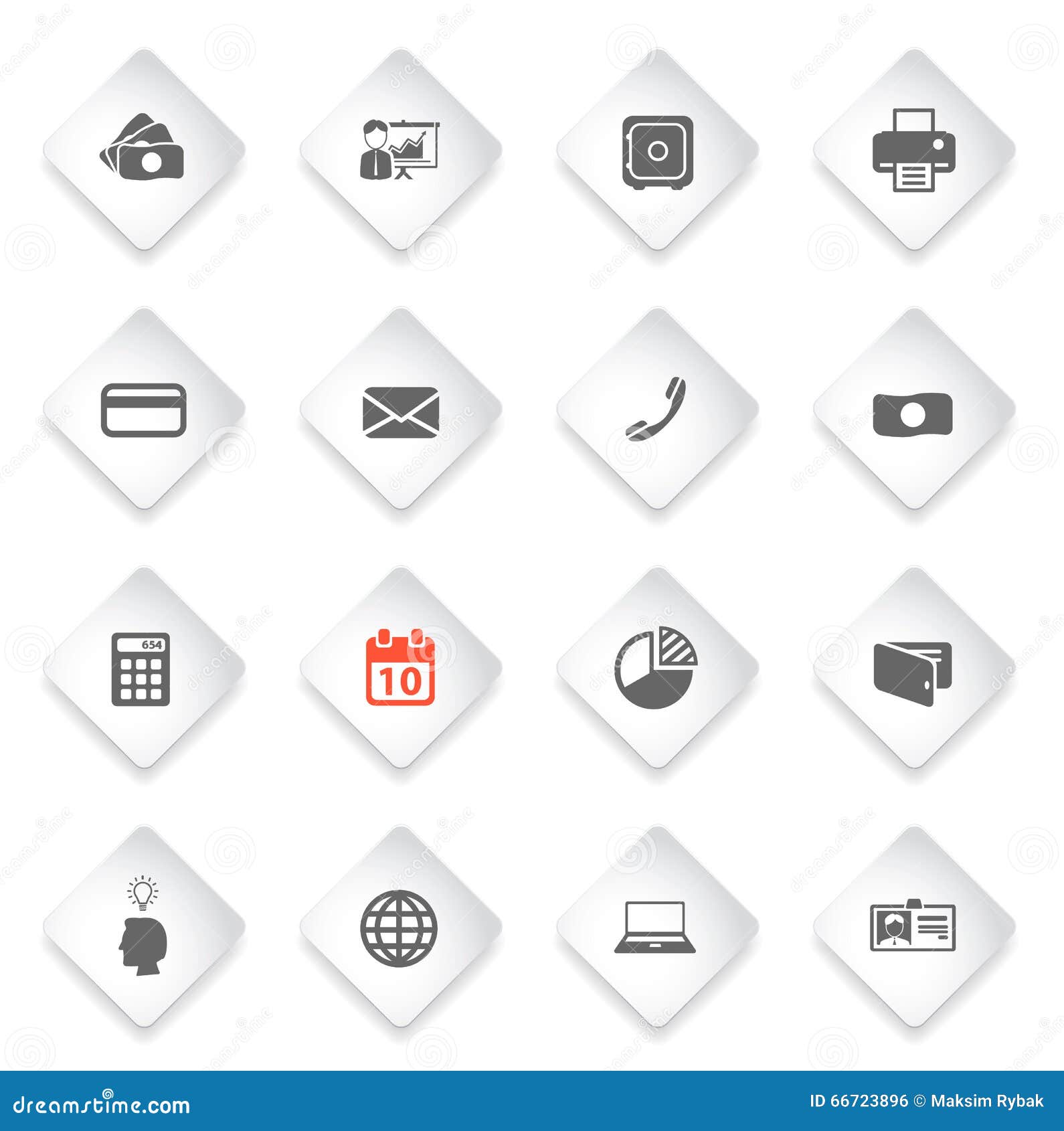 Office simply icons stock vector. Illustration of office - 66723896