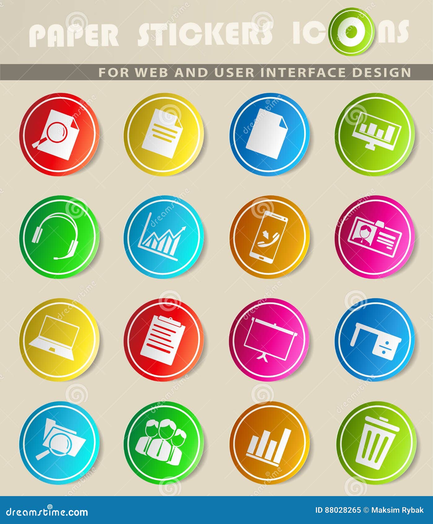 Office simply icons stock vector. Illustration of lamp - 88028265