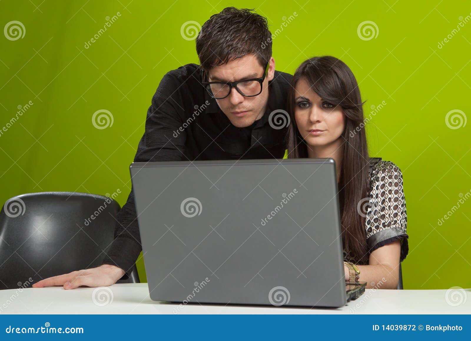 Office situation stock photo. Image of woman, standing - 14039872