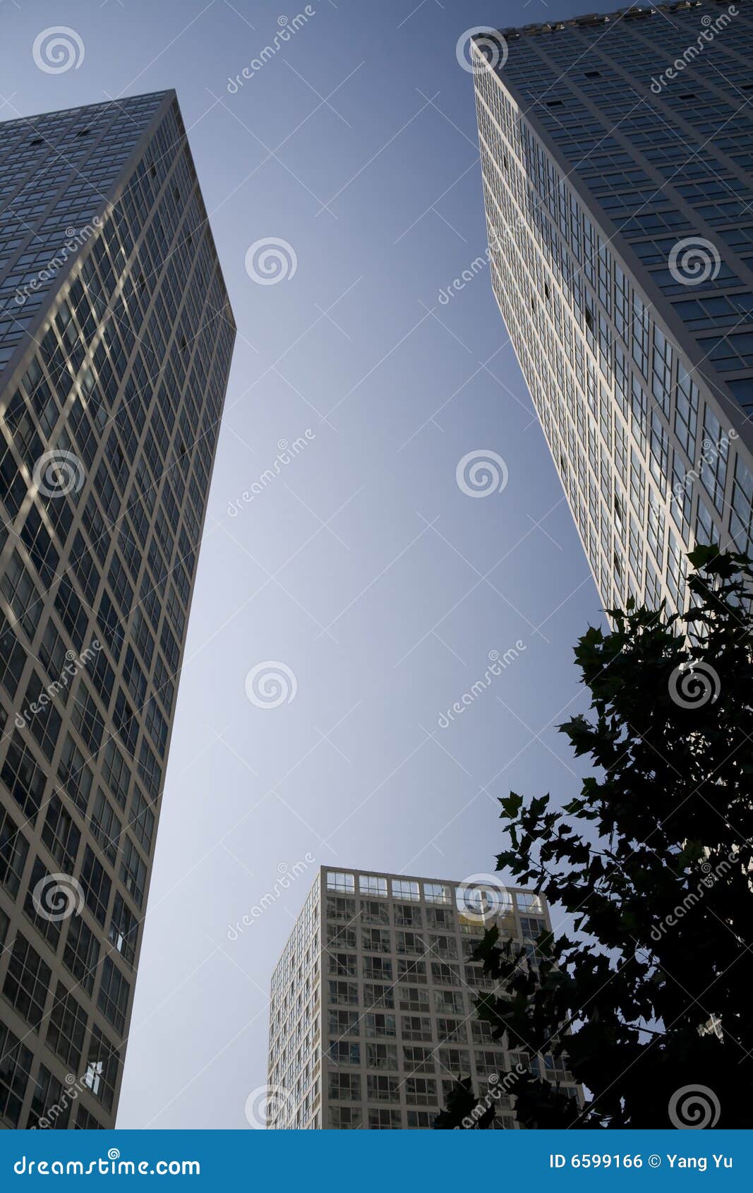 Office Skyscraper Buildings Stock Photo - Image of architectural, blue ...