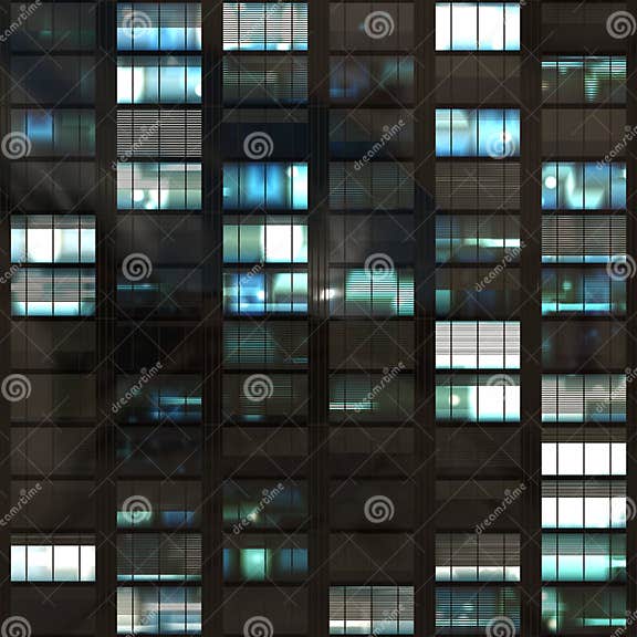 Office Skyscraper Windows Abstract Stock Illustration - Illustration of ...