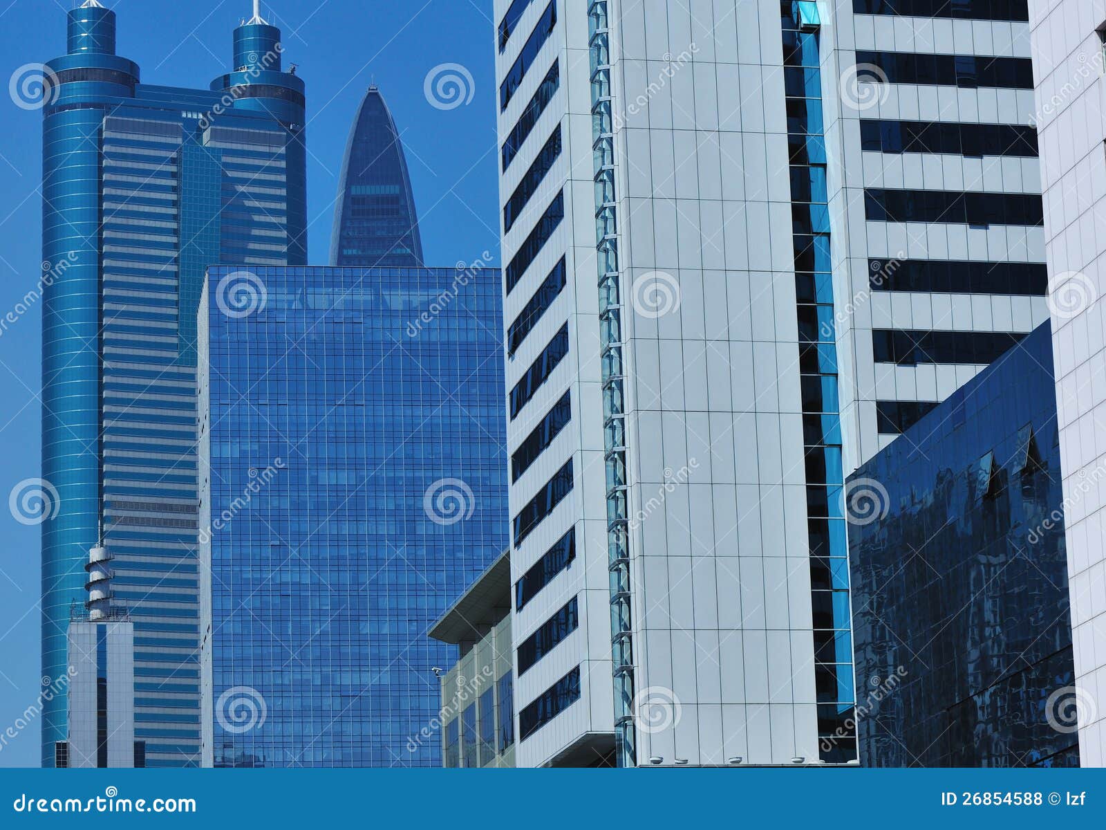 Office skyscrapers stock photo. Image of reflection, building - 26854588