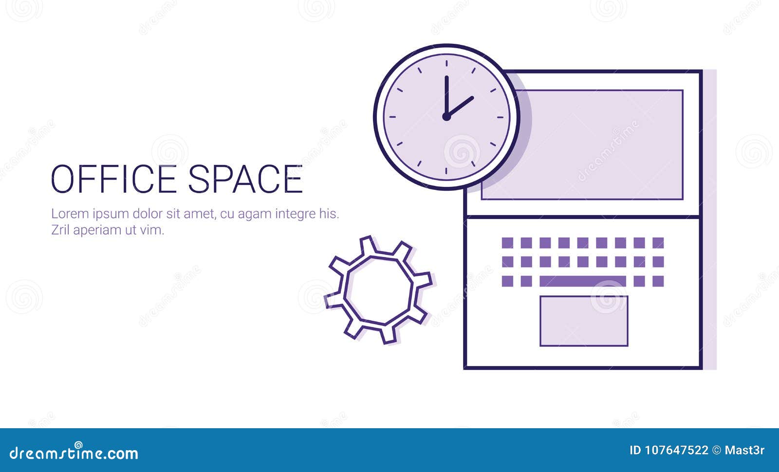 Office Space Business Concept Coworking Center Template Web Banner ... Office Space Business Concept Coworking Center Template Web Banner ...