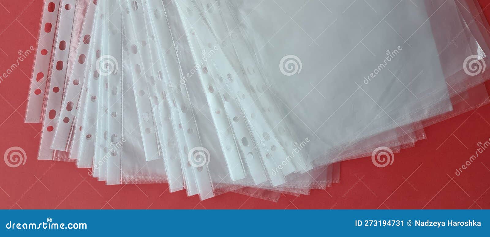 Office Stack of White Transparent Files for Documents Closeup Stock ...