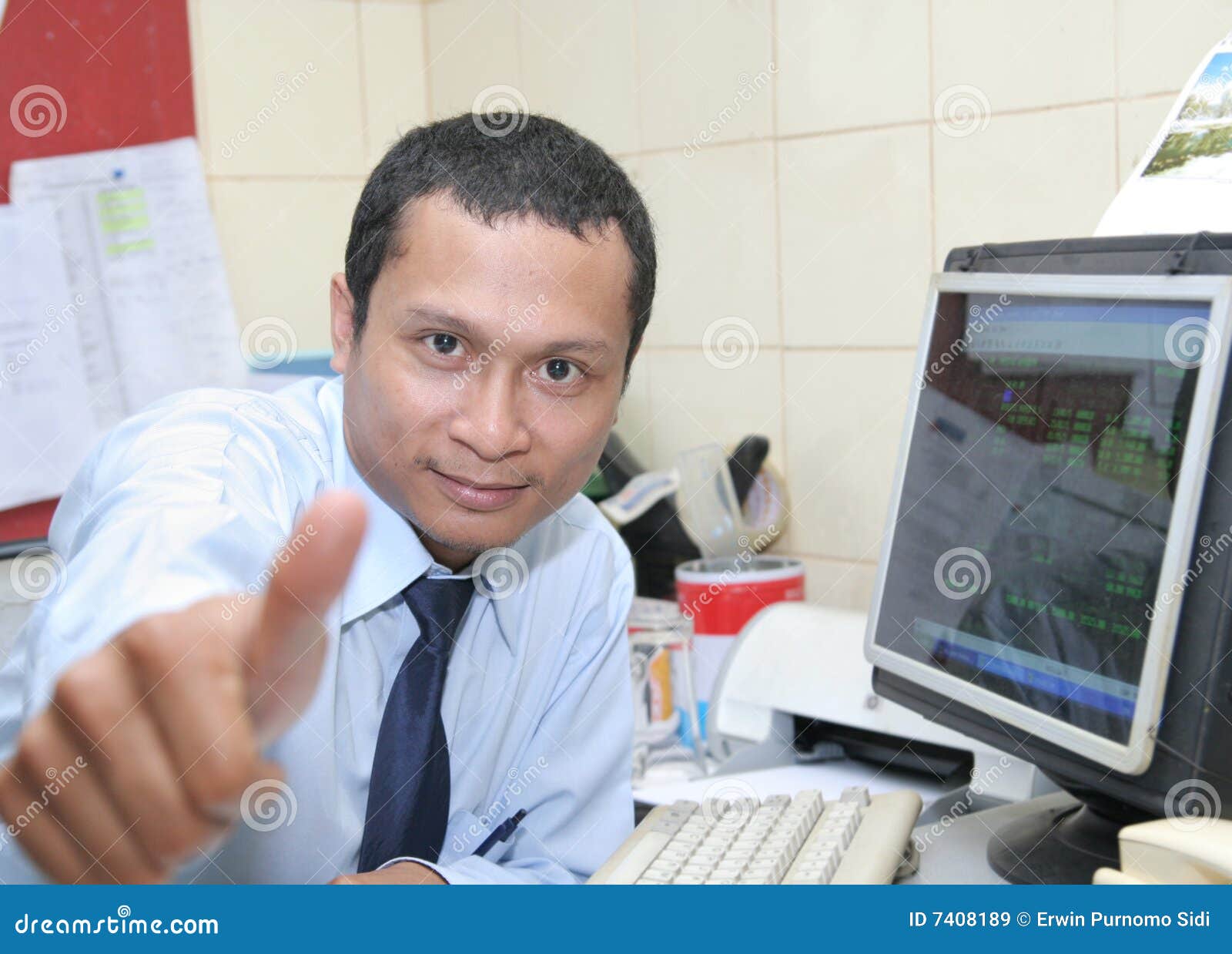 Office staff stock image. Image of business, paper, folder - 7408189