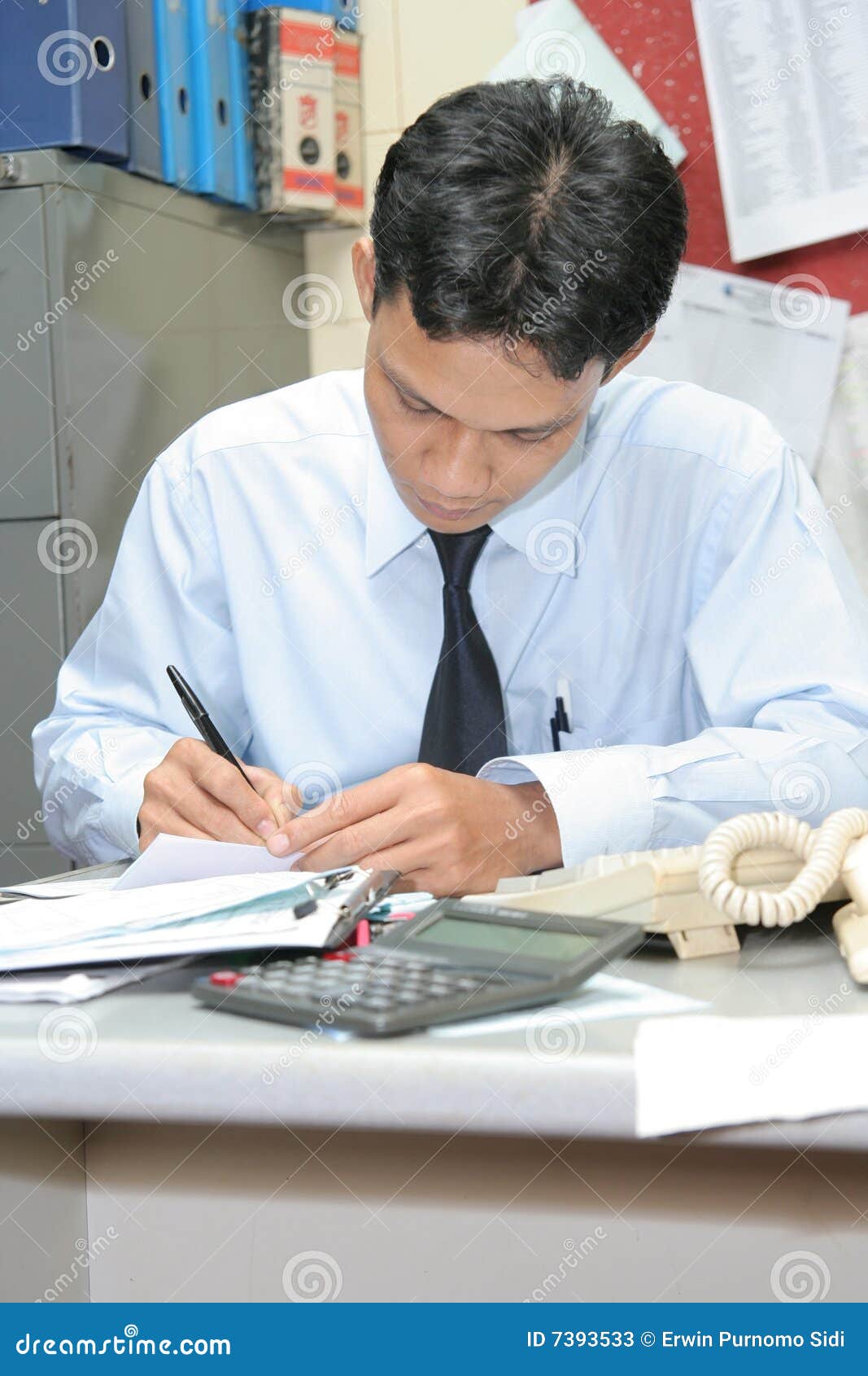 Office staff worker stock image. Image of staff, business - 7393533